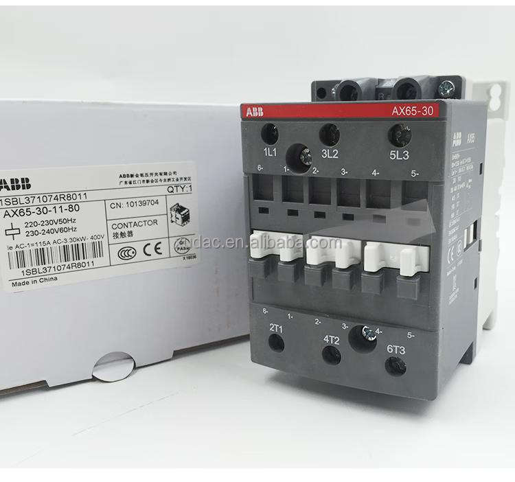 AC Contactor AX Series 65A 3P Three Pole 1NC 1NO AX65-30-11-80*220 ...