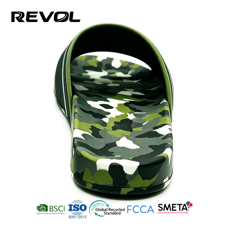 EVA Slippers PVC Upper Fashion Recyclable Cushioning Indoor/Outdoor Use ...