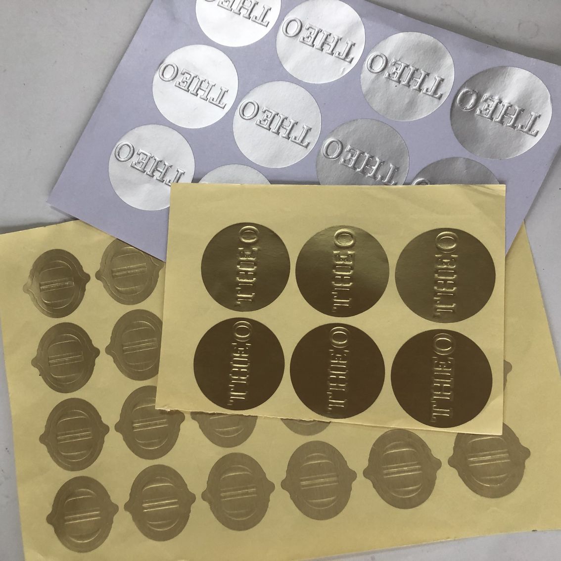 Custom 3D Raised Logo Sticker - Waterproof & Durable