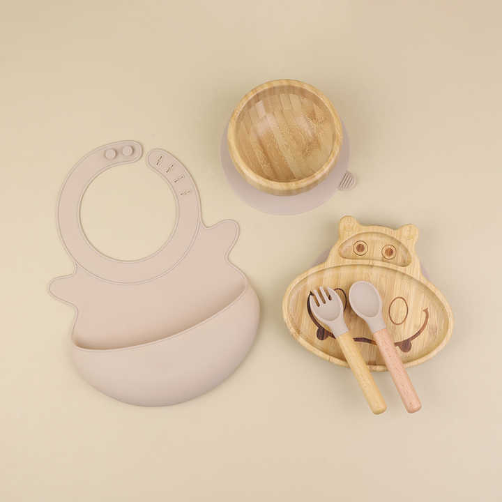 Toddler Tableware Custom Divided Food Grade Bpa Free Silicone Baby ...