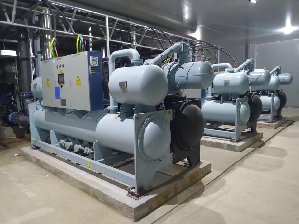 Auto Control Hanbell Compressor Water Cooled Flooded Type Molding ...