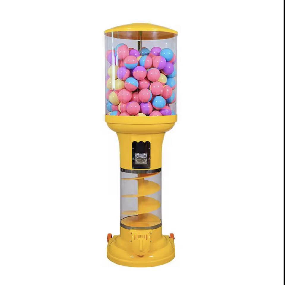 Commercial Gashapon Machine Coin Operated Spiral Capsule Vending ...