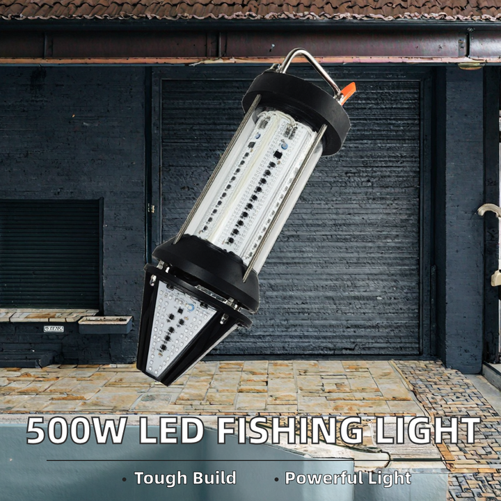 500W IP68 Green LED Fishing Light Salmon Light for Fishing Boats ...