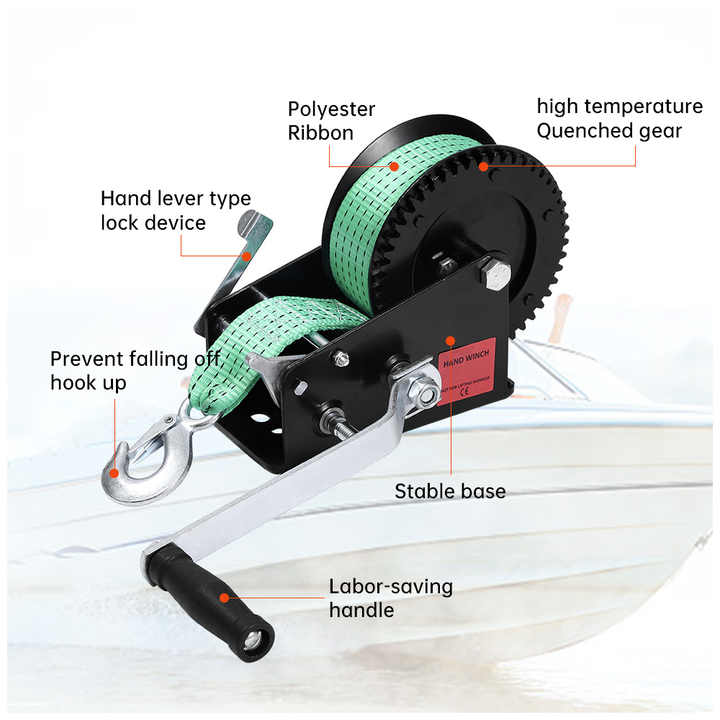 Wovi 1200lbs Portable Manual Hand Winch For Boats Oem | Wholesale