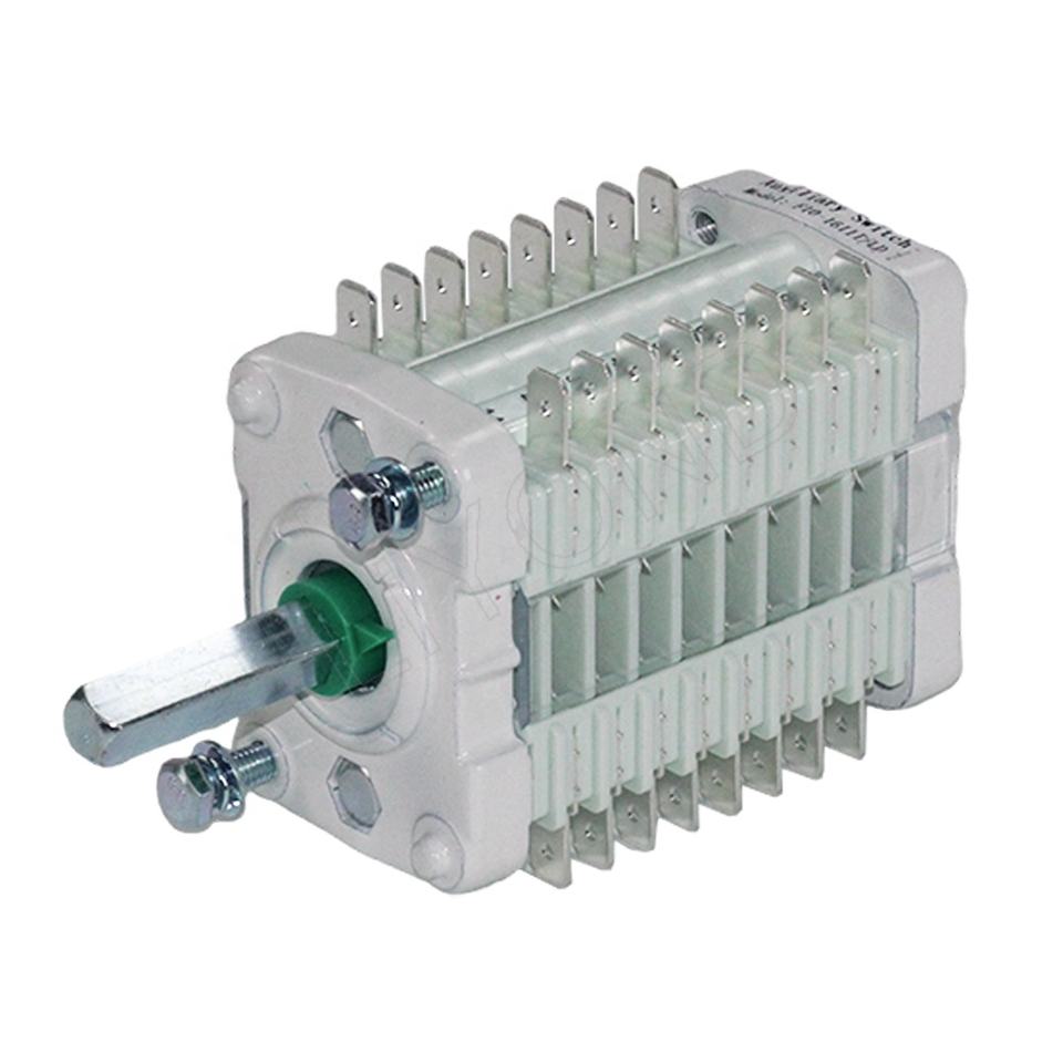 F10-16 HV Circuit Breaker Changeover Switch 8NO8NC Rotary Auxiliary Switch