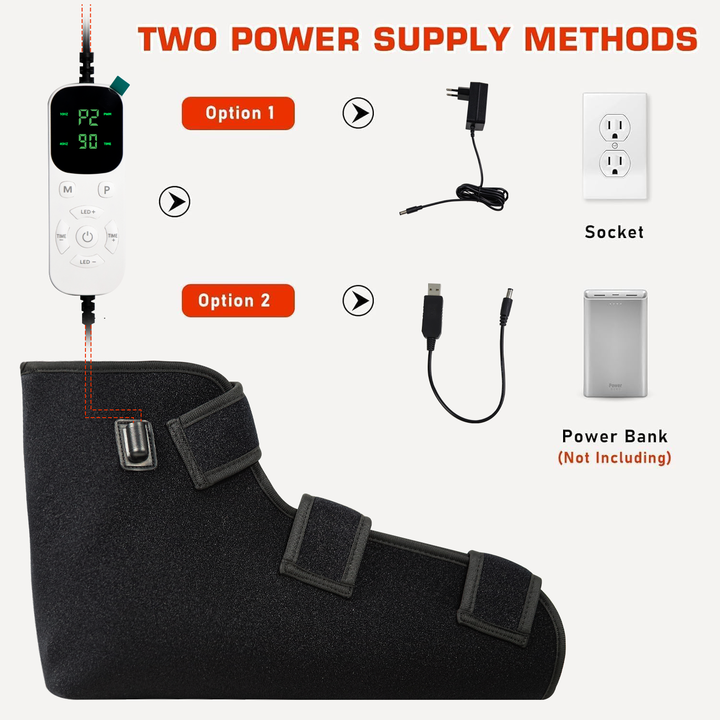 Near Infrared Red Light Therapy for Foot Red Light Feet Therapy Wrap ...