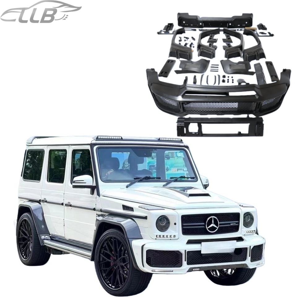 For Mercedes G-Class W463 1998-2017 LLB Carbon Fiber Widebody Body Kit ...