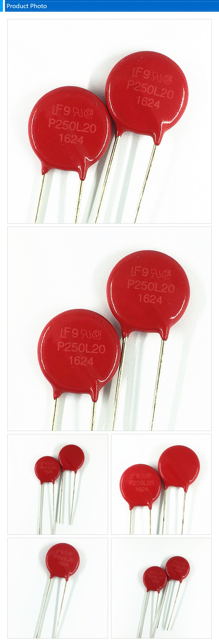 New plug V250LA20AP P250L20 varistor 250V 500pF direct 14MM Products ...