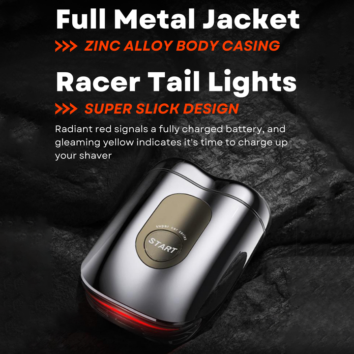 Men's Twin Blade Mini Electric Razor Rechargeable 400mAh IPX7 ...