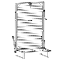 Space Saving Furniture Hardware Mechanism Wall Table Folding Wall Table ...
