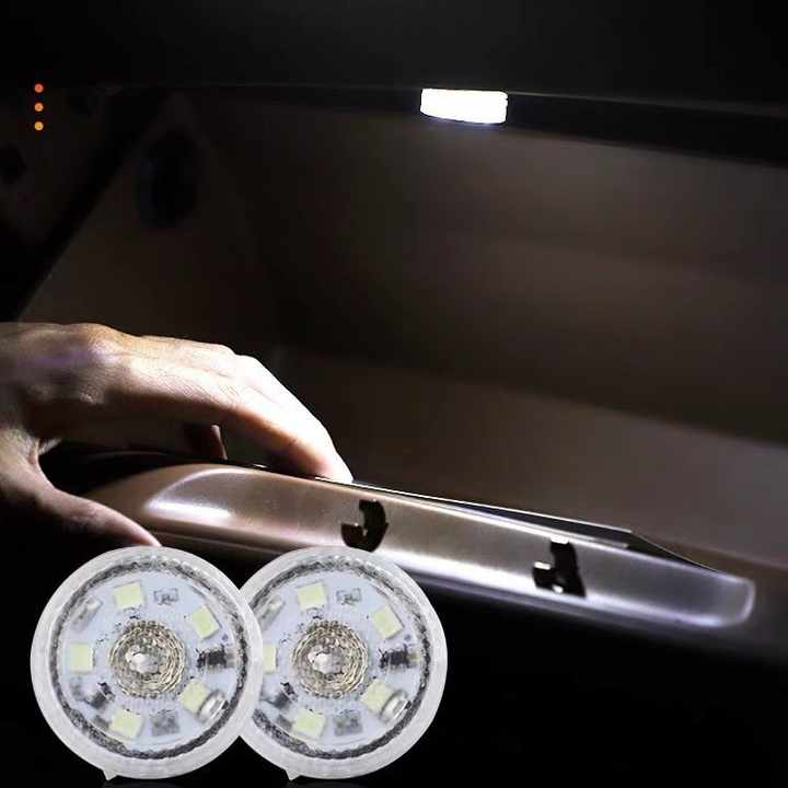 Car Mini Led Touch Light Auto Wireless Ambient Lamp Portable Night ...