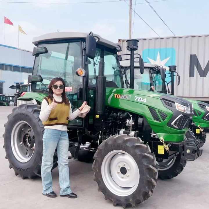 Four Wheel Drive 60HP 70HP Farm Wheel Tractor with Cabin for Agriculture| Alibaba.com