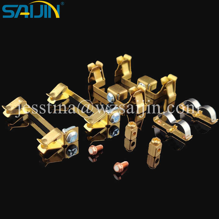 Industrial Brass Copper Stamping Contact Connectors for France & Germany