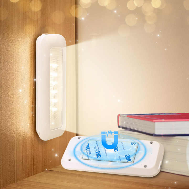 KSWING Modern LED Bed Lamp Rechargeable Push Light Magnet Wall Mounted ...