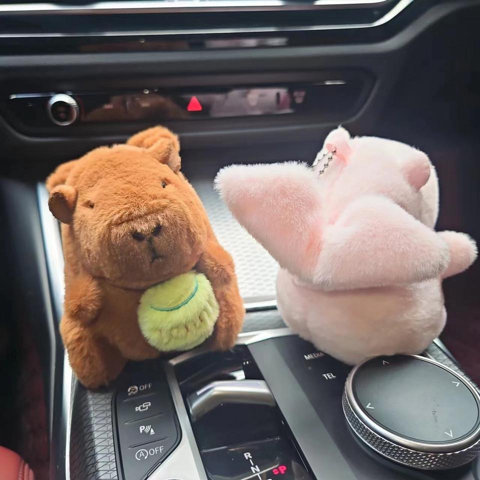 Flapping Wings Capybara Keychain Plush Toy Super Soft Huggable ...