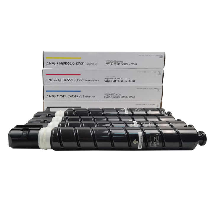 Toner Cartridge Npg71 Gpr-55 C-exv51 Compatible Toner For Ir Advancec5535 C5540 C5550 C5560 ...