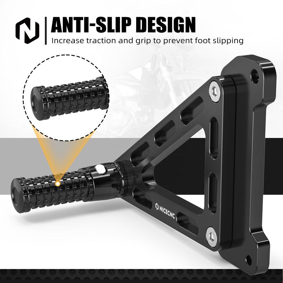 NiceCNC Passenger Foot Peg Bracket Rear Sets for KTM 150-500 EXC EXCF ...