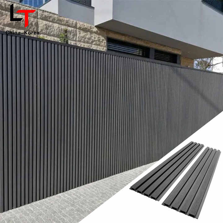 Modern Fluted WPC Wall Panel Indoor Outdoor Clading PVC Slat Board ...