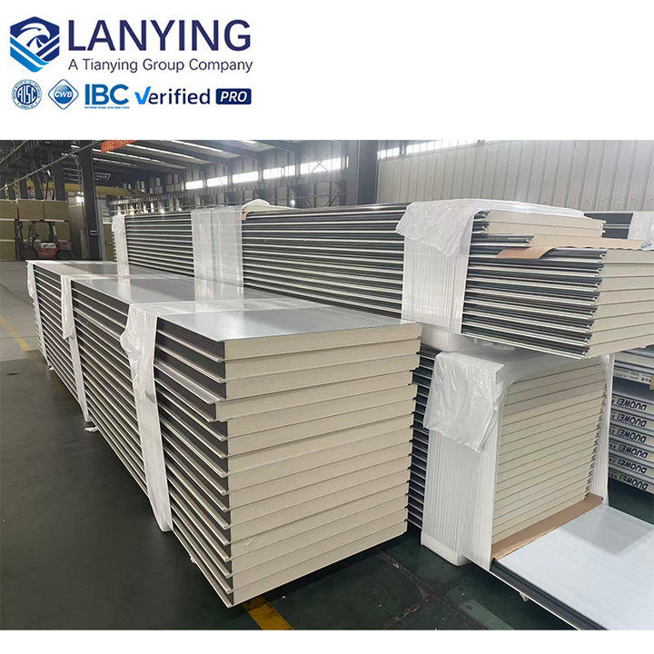 Fireproof PU Metal Wall Panel with Eps Sandwich Panel EPS Foam Boards ...