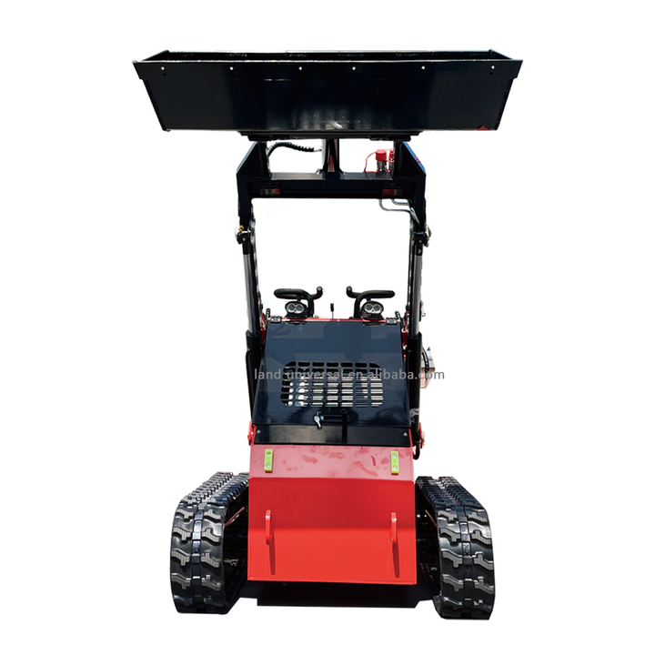 Land universal skid steer loaders with tracked snow blower lawn mower ...