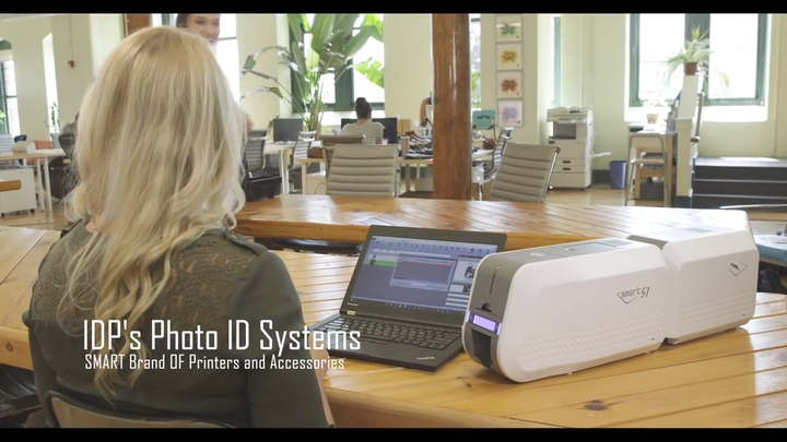 IDP Smart 51 ID Card Printer – Reliable Single-Sided Thermal Transfer ...