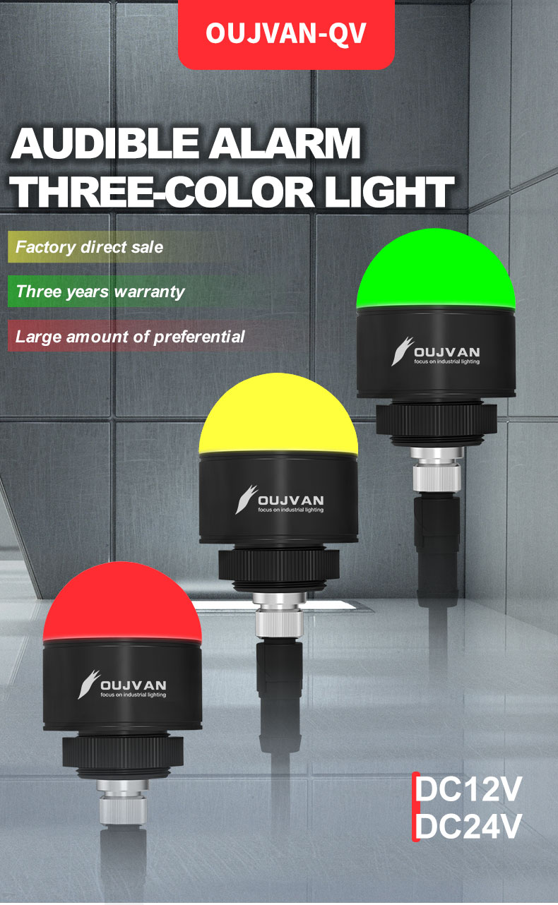 Wholesale Aluminum Alloy Lamp Body Small 3 Color Ryg Status Indicator ...