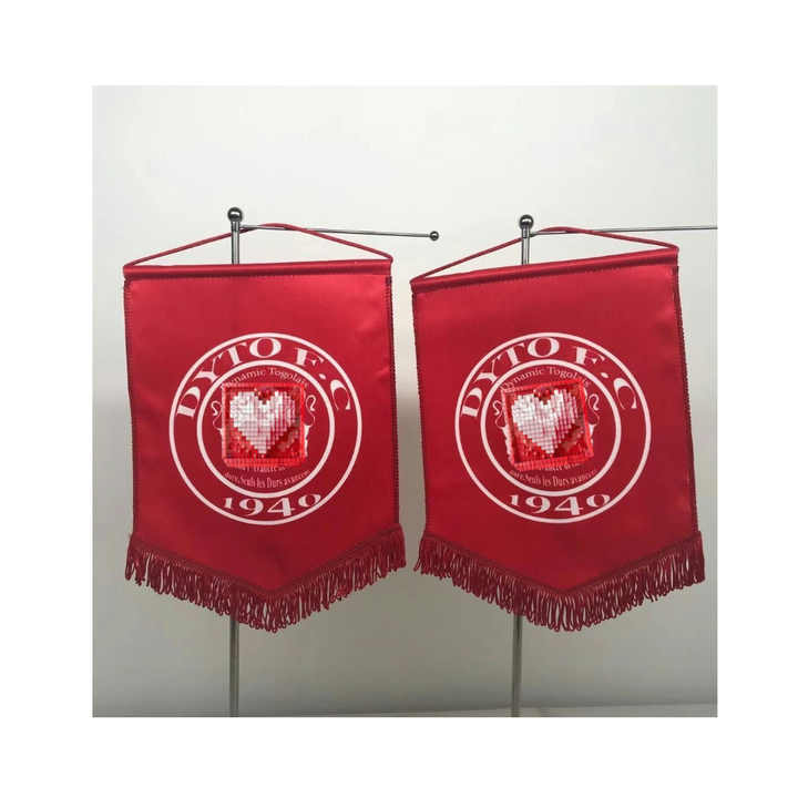 Custom Single Double sided International Games Team Pennant Soccer Club ...