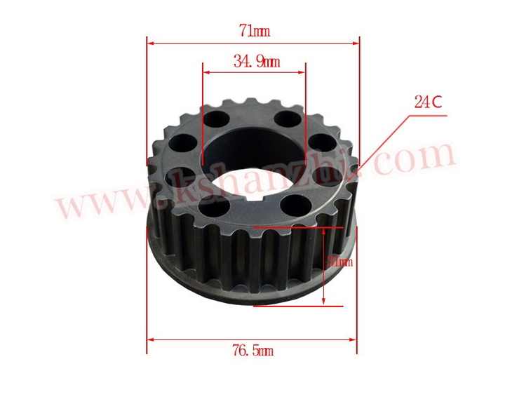 Forklift Spare Parts 24423-42200 Gear, Crankshaft for D4BB| Alibaba.com