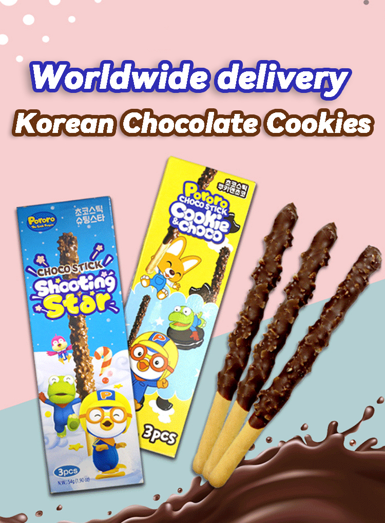 Delicioso barras de chocolate coreano con varios sabores divertidos ...