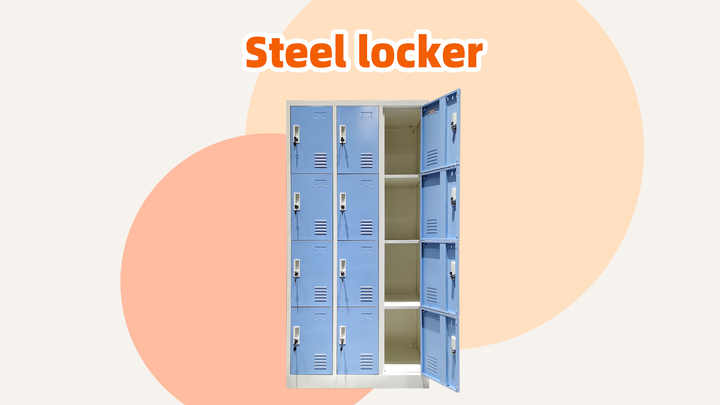 Cheap Price 12 Doors School Locker Metal Employee Sports Gym School ...