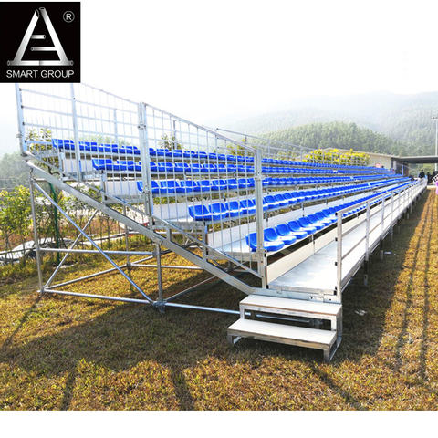 Temporary Grandstand Seating System Stadium Metal Demountable Tribune ...