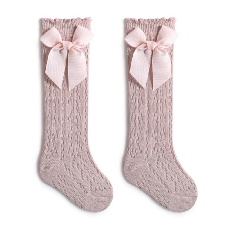 Wholesale Spanish Long Socks with Bow for Girls - Organic Cotton