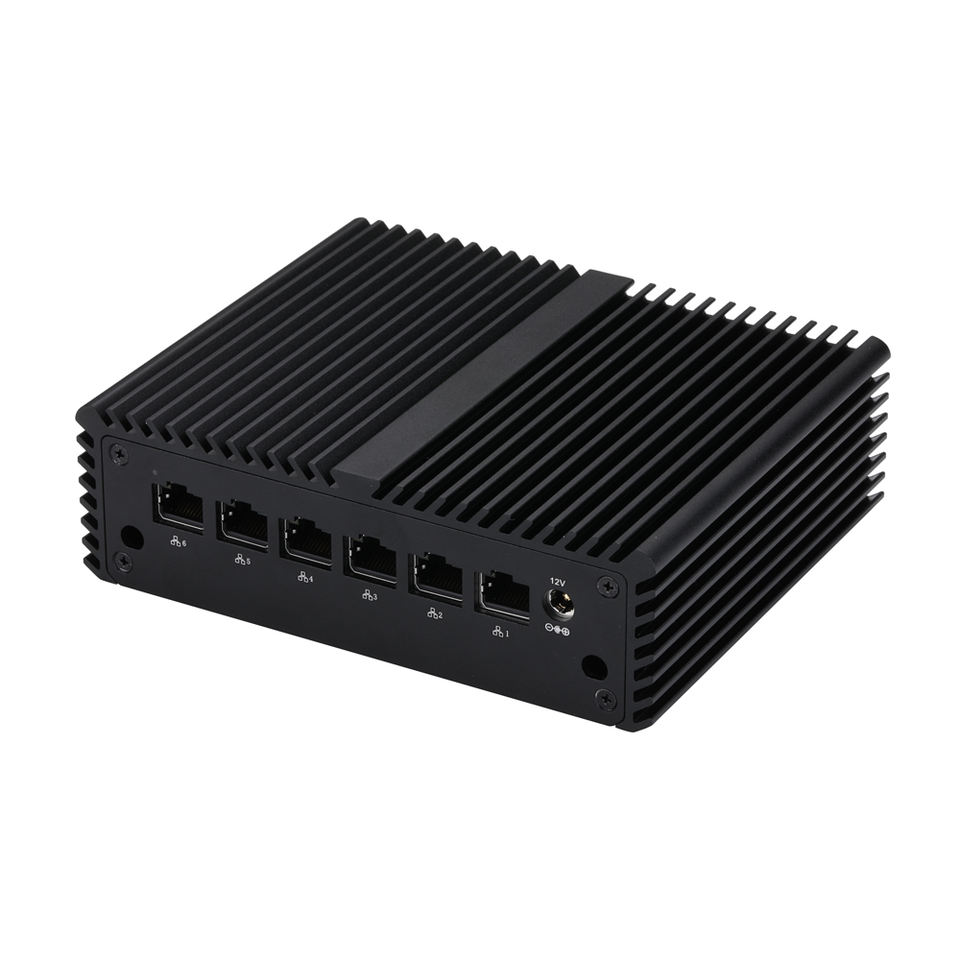 Qotom 6X I226-V 2.5G LAN Q10922G6 Mini PC N100, Fanless Router Mini ...
