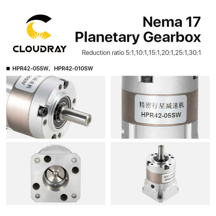 Cloudray Nema 17 Stepper Precision Gearbox for Laser
