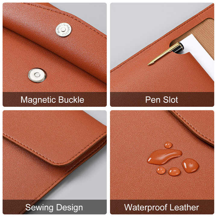 Custom Logo Leather File Folders - Perfect for Business