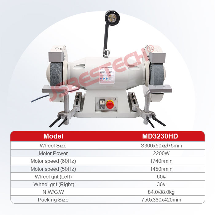 Industrial Grade 12inch 300mm Bench Grinder Machine for Small Factories ...