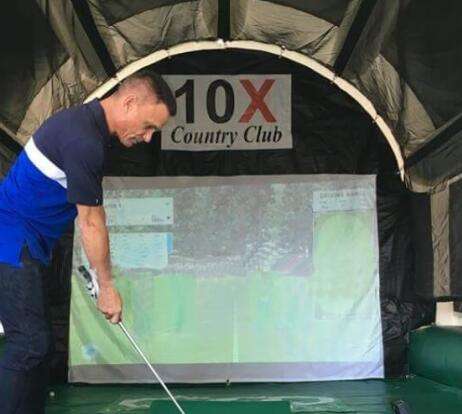 Portable Inflatable Golf Simulator Driving Range Tent