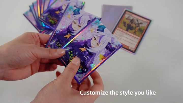 Custom Holographic Art Printed MTG Standard Size Card Sleeves