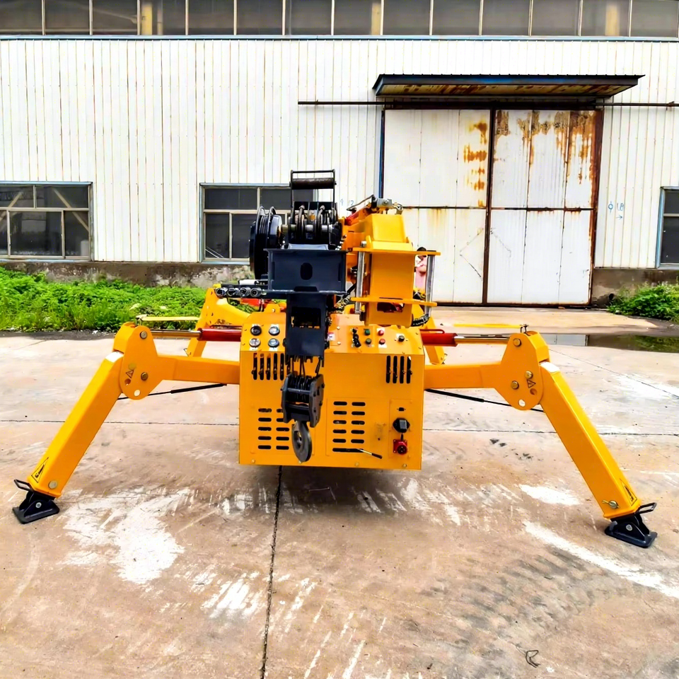 Spider Lifters Hydraulic Crawler Crane Overload System Construction ...