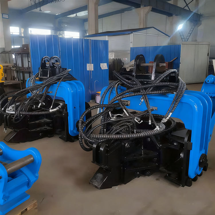 Steel pipe H-type pile Side Clamp Vibro Hammer Pile Driver vibratory ...