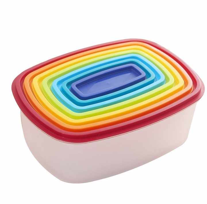 Stackable Lunch Containers Clear Food Storage Containers Box - Buy Food ...