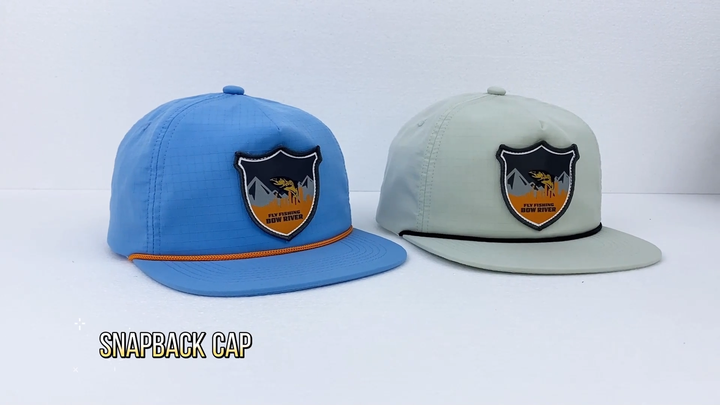 5 Panel Snapback Running Hat and Cap for Mens Snapback Cap 5 Panel Camp ...