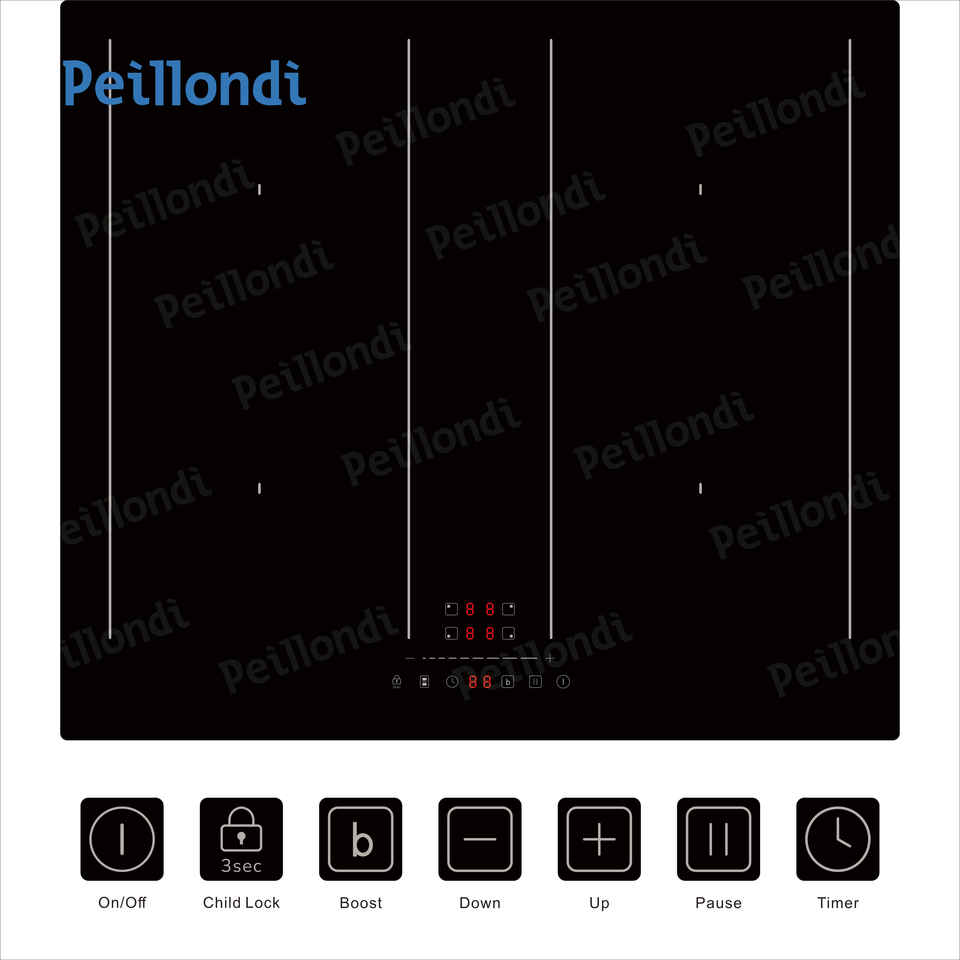 Ceramic Hob 60cm Flex Zone Slider Control Europe Standard Electric ...