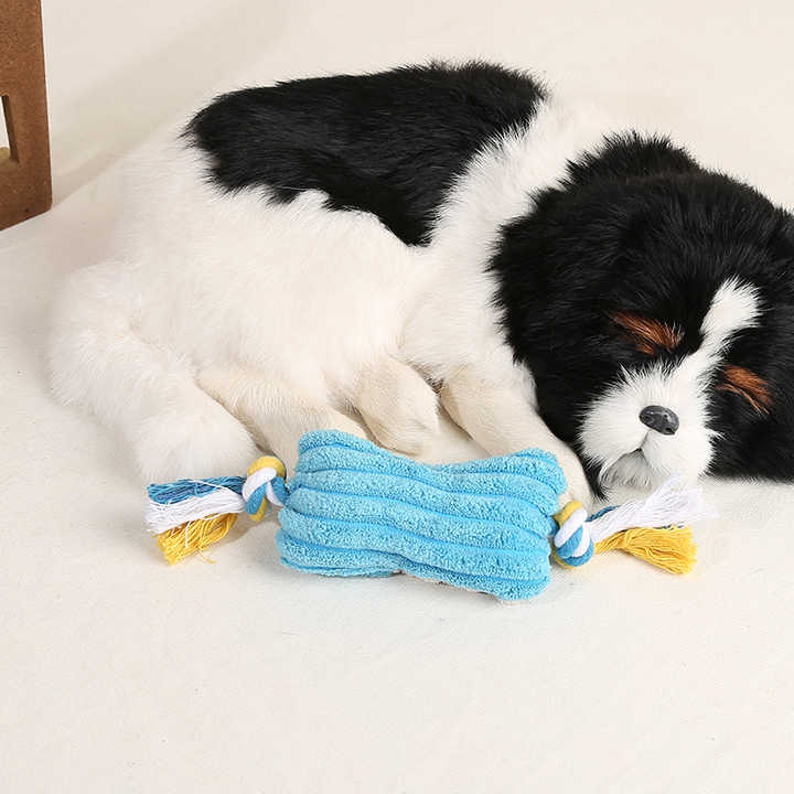 Medium-Sized Custom Plush Dog Chewing Toy Durable Cartoon Style Rope ...