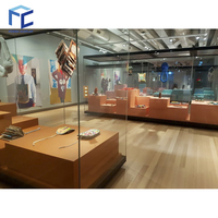 Buy Freestanding acrylic museum vitrine display case with Custom ...