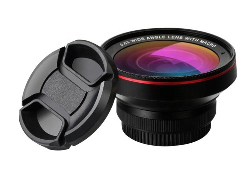 4K HD 0.6x 37mm 2-in-1 Zoom Macro Wide Angle Lens for Phones