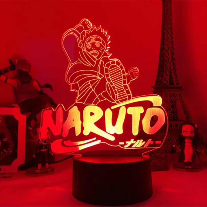 Anime Sakura Itachi Uchiha Akatsuki Kakashi 7 Colors 3D USB Touch LED ...