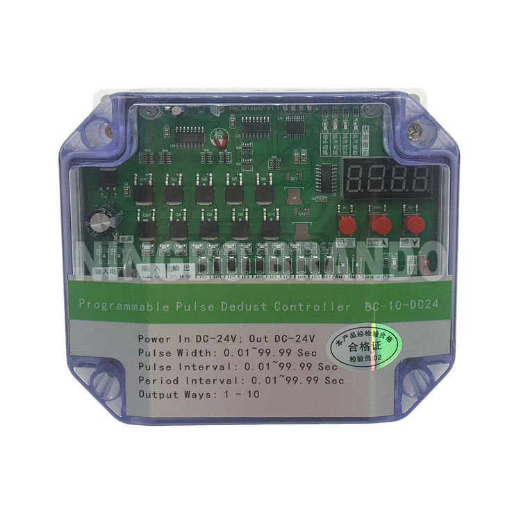10 Lines Dust Collector Pulse Jet Valve Timer Board for Bag Filters ...