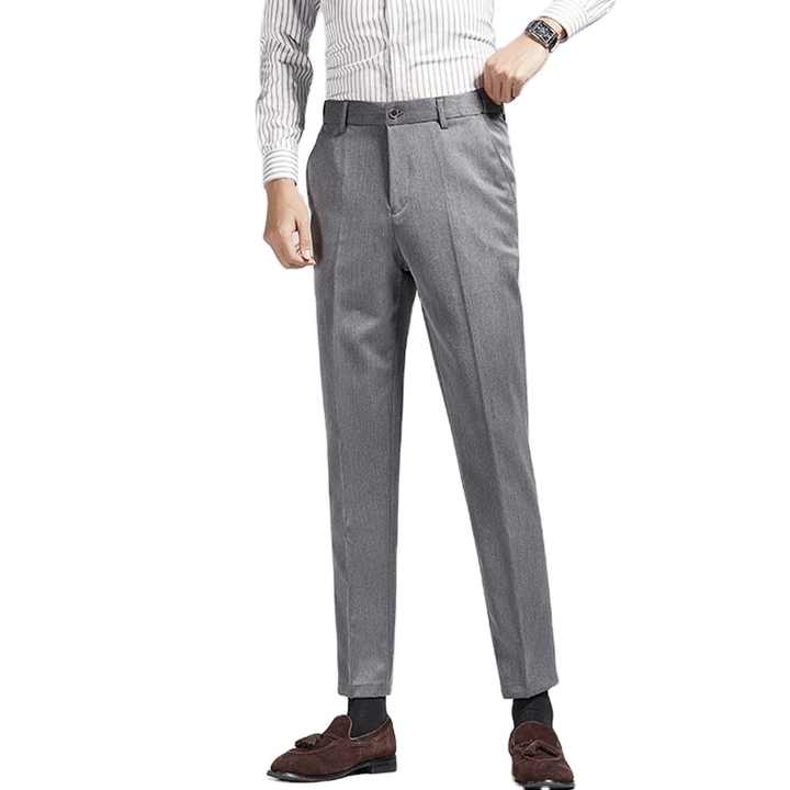 Formal Business Straight Pants Suit Trousers for Men