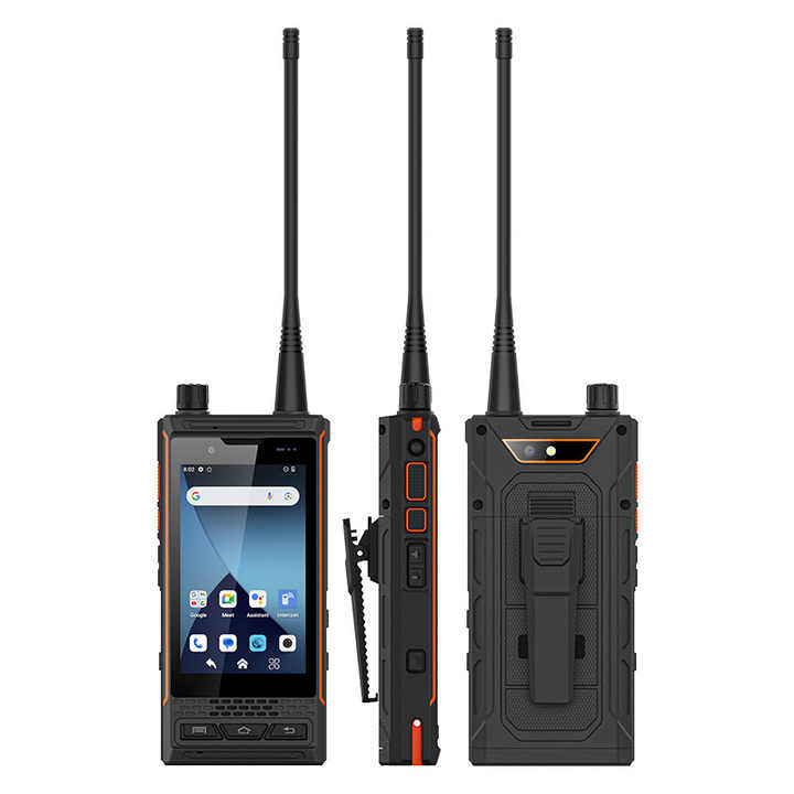 4 Inch Touch Screen Dual Mode VHF DMR PTT PoC Android 14 Global 4G LTE ...